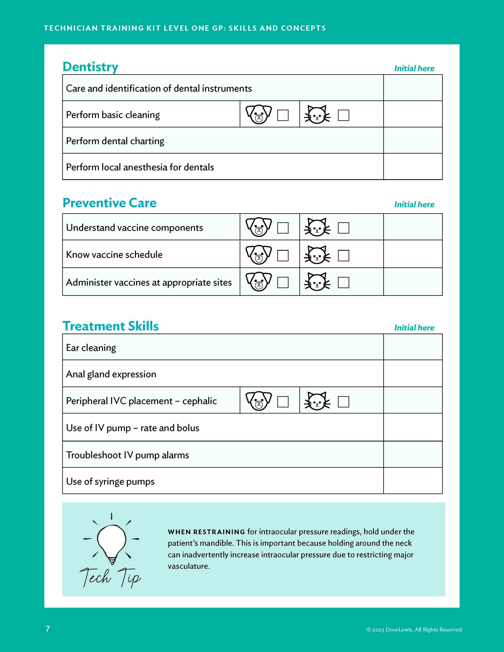 Technician Training Kits | atDove.org